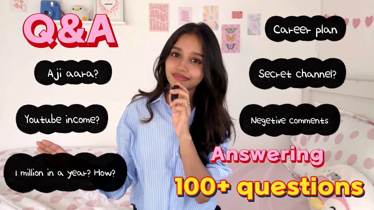 1 Million Special Q&A || Answering 100+ Questions💌|| Cuddle Cloud - YouTube