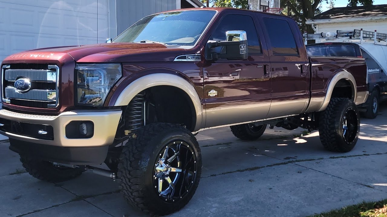 My 2011 f-250 king ranch build #powerstroke #kingranch #superduty - YouTube