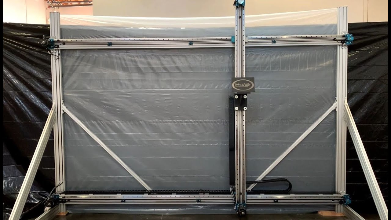 Large XZ Belt Stage H-Gantry - YouTube