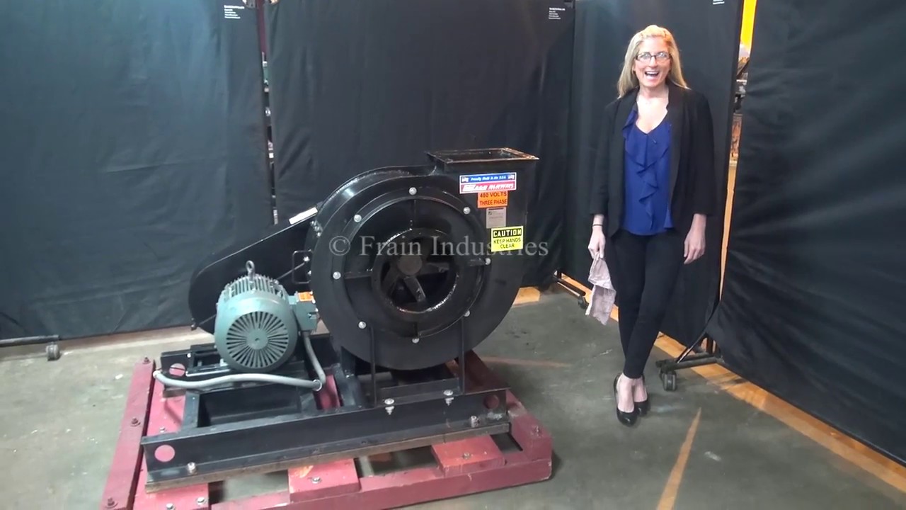 Industrial Centrifugal Blower and Airfoil Wheel Demonstration - YouTube