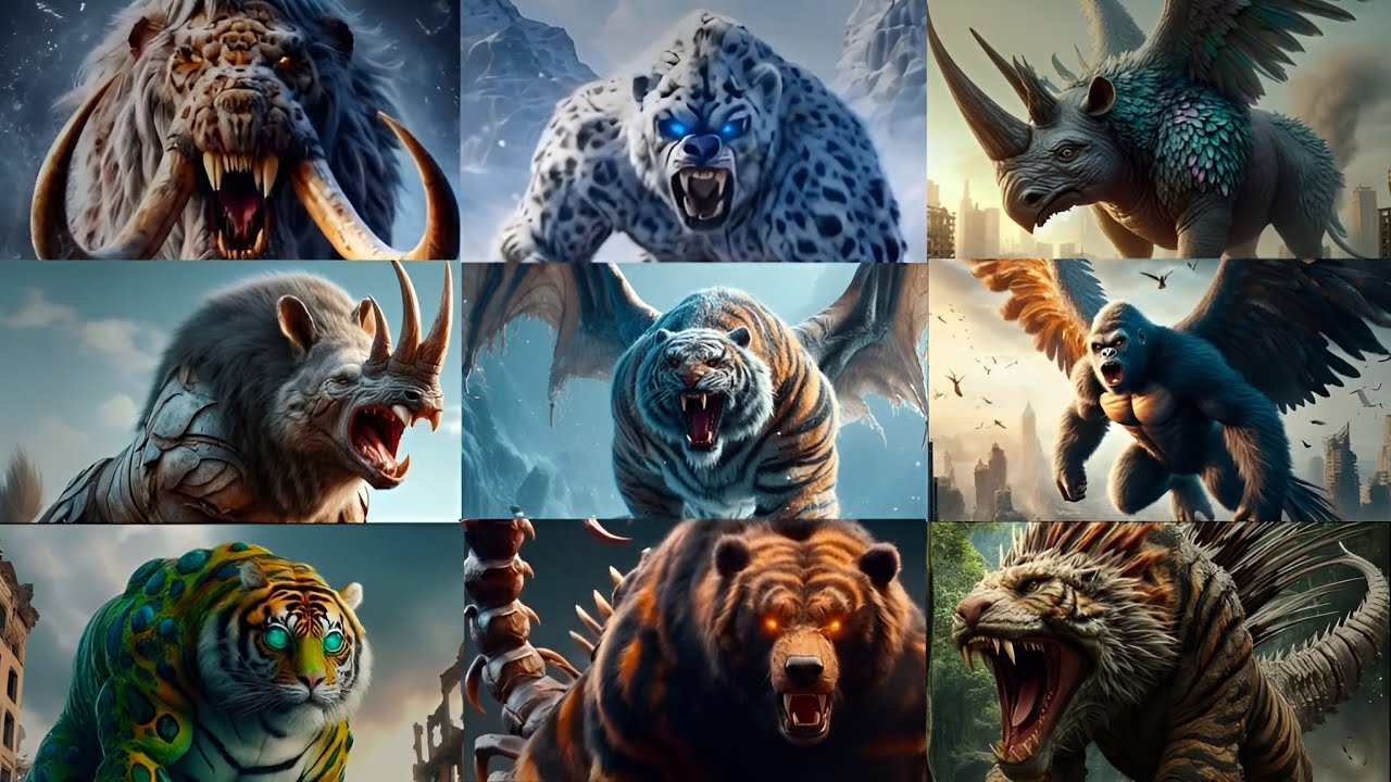 Amazing ANIMAL FUSION HYBRIDS 😱 BEST ANIMAL FUSION || COMBINATION ...