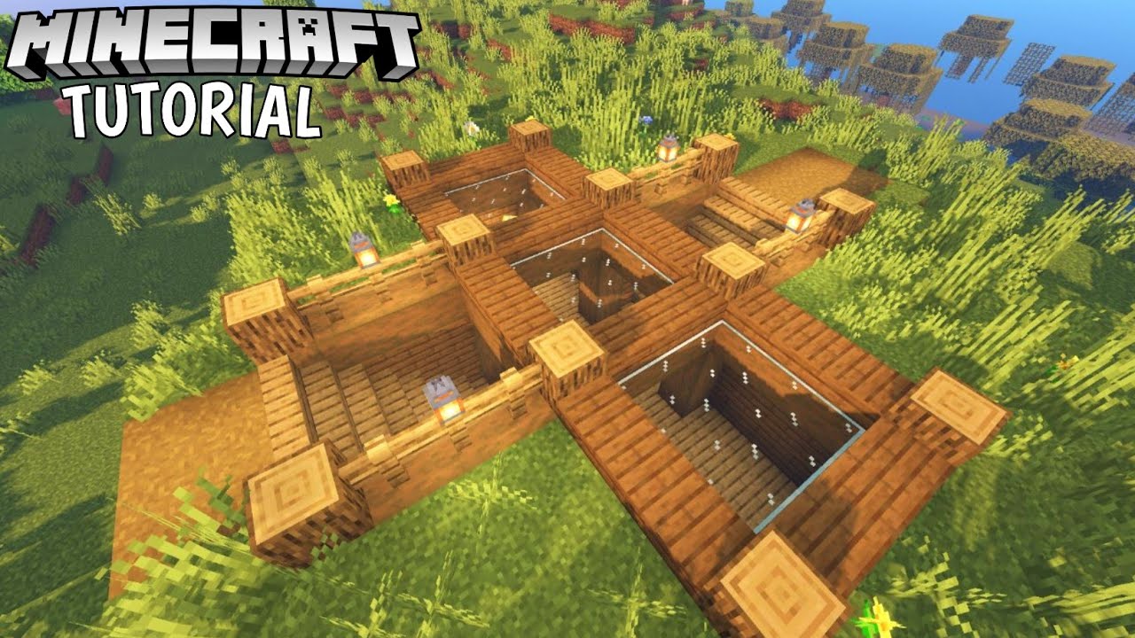 How to make underground house in Minecraft pocket edition, Java edition ...