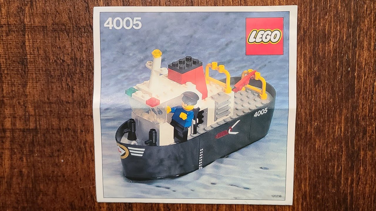Lego Model 4005 Tug Boat - YouTube