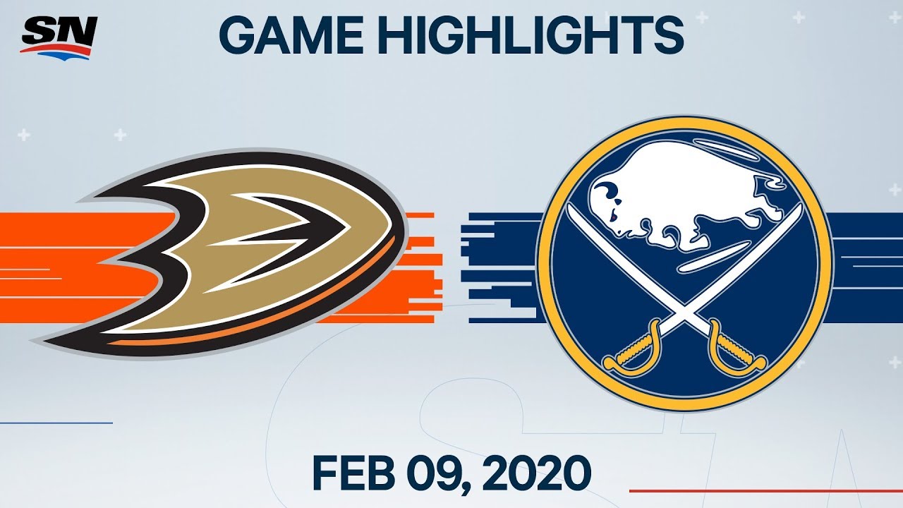 NHL Highlights | Ducks vs Sabres – Feb. 09, 2020 - YouTube