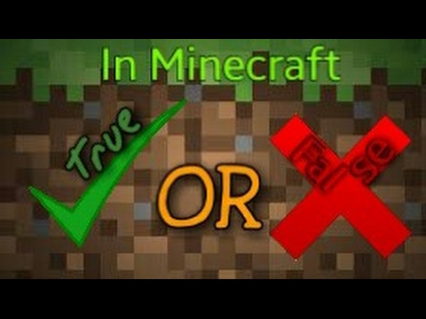 True or False with Redstone in Minecraft + Tutorial - YouTube