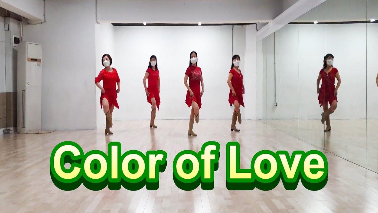 Color of Love (by Christina Yang & Adeline Cheng) - Line Dance - YouTube