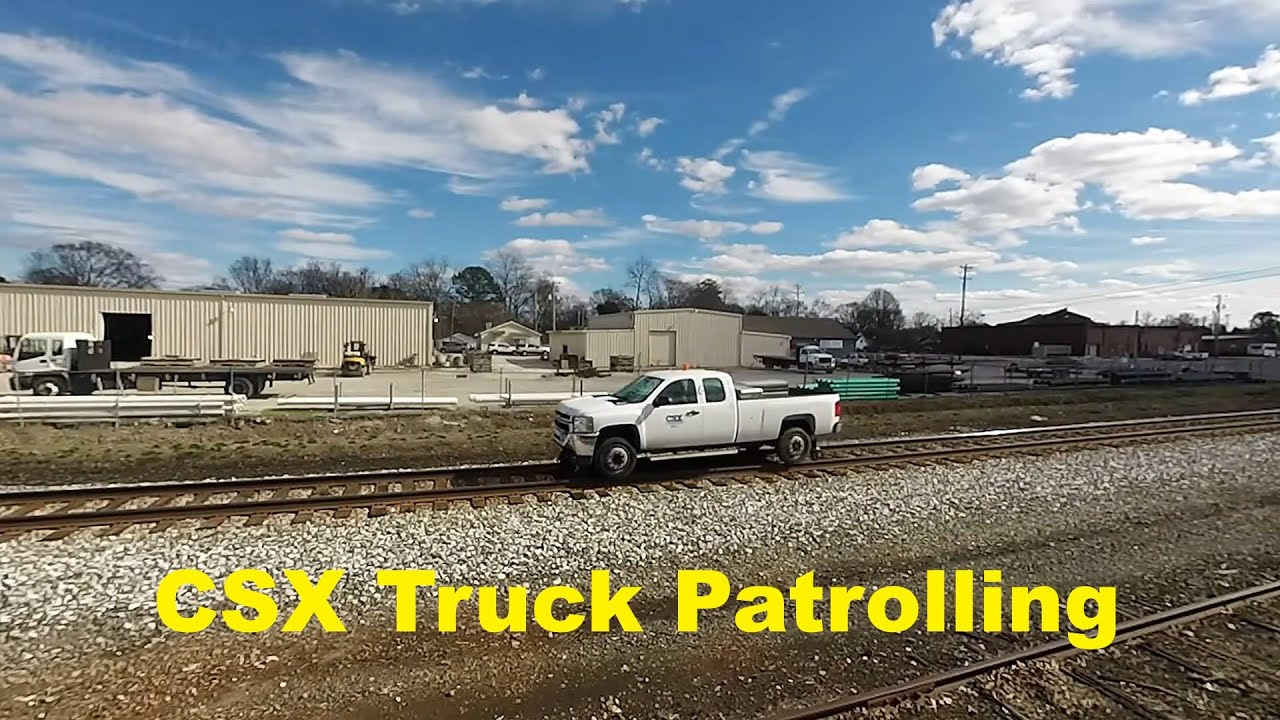 CSX Hi Rail Truck Northbound Athens, Alabama - YouTube