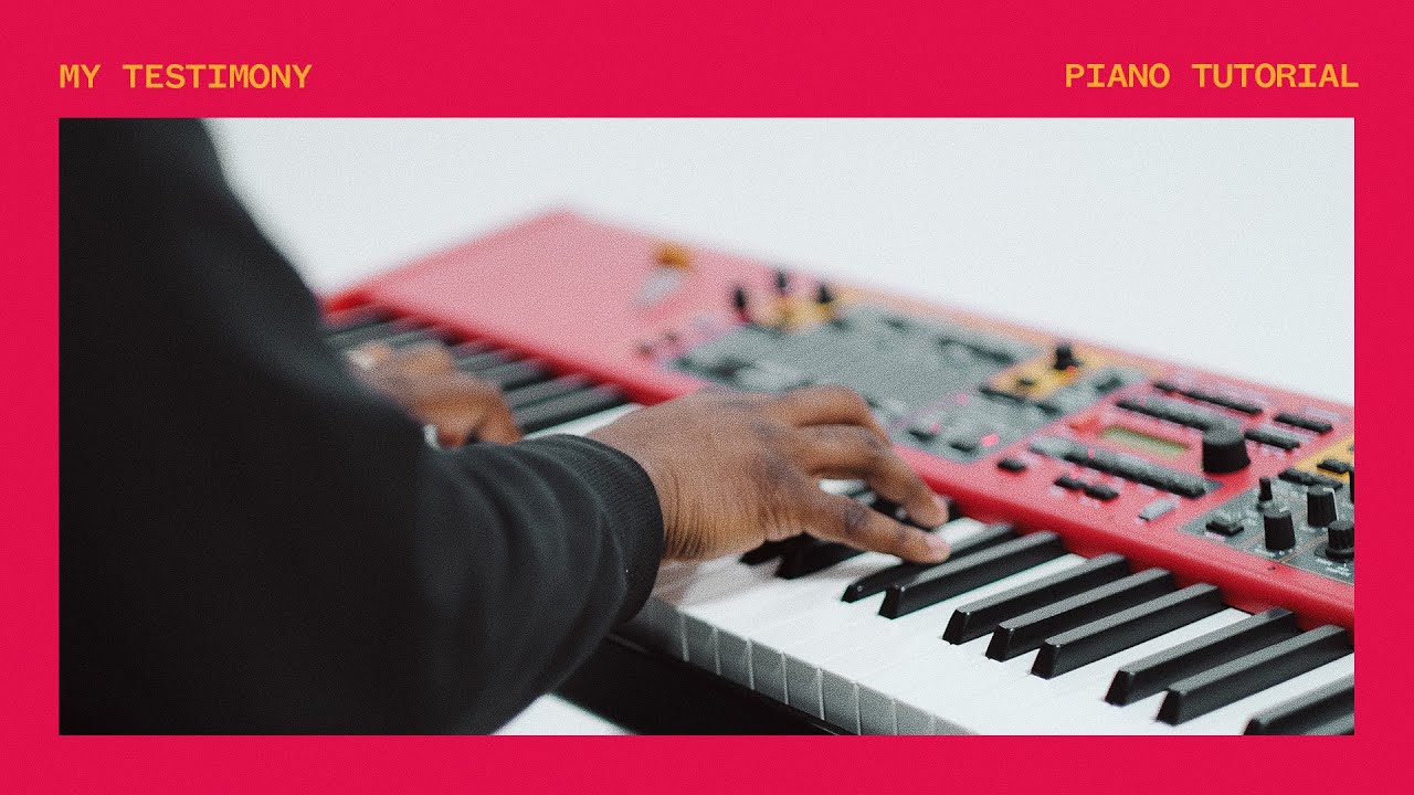 My Testimony | Official Piano Tutorial | Elevation Worship - YouTube