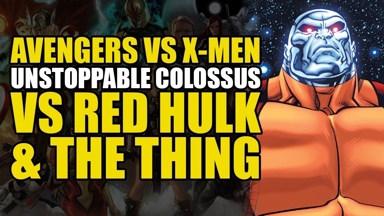 Red Hulk Vs Colossus