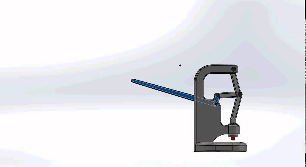 Press Machine Solidworks Draw - YouTube