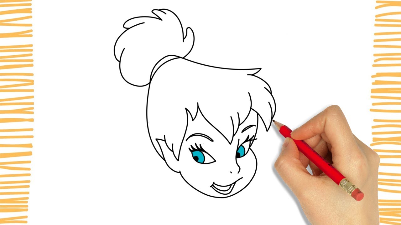 Dibujo De Tinker Bell De La Cara Para Colorear Pginas Para Colorear
