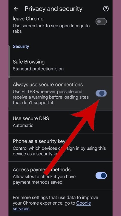 Always Use Secure Connection | Chrome Browser Secure Connection Settings #shorts #views # ...