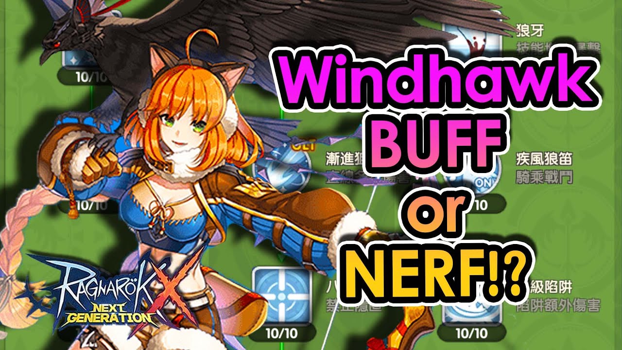 [ROX] Falcon CRIT but no longer LUK!? 4th Job Windhawk FULL Skill ...