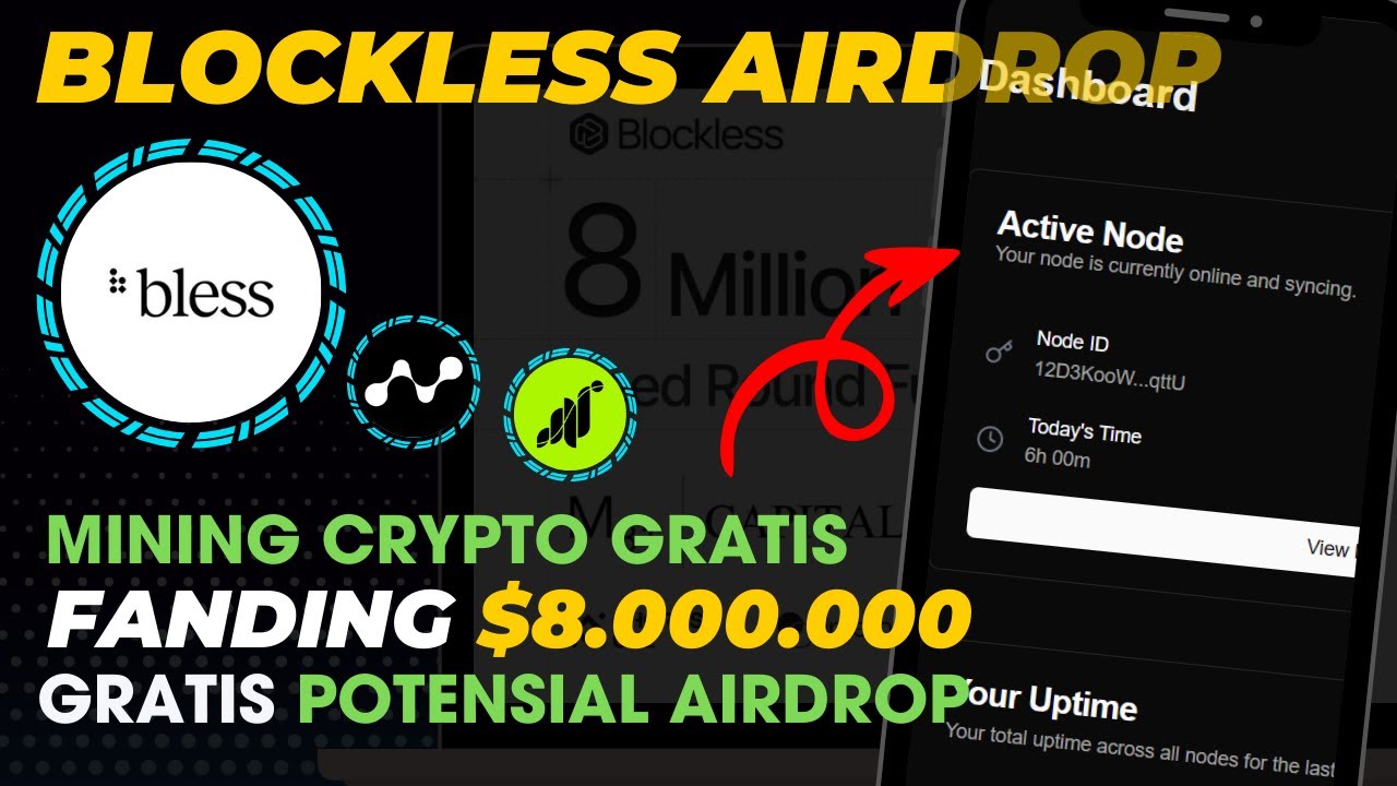 KETINGGALAN GRASS? NIH GARAPAN BLOCKLESS (BLESS NETWORK) | AIRDROP EKSTENSION MINING NODE ...