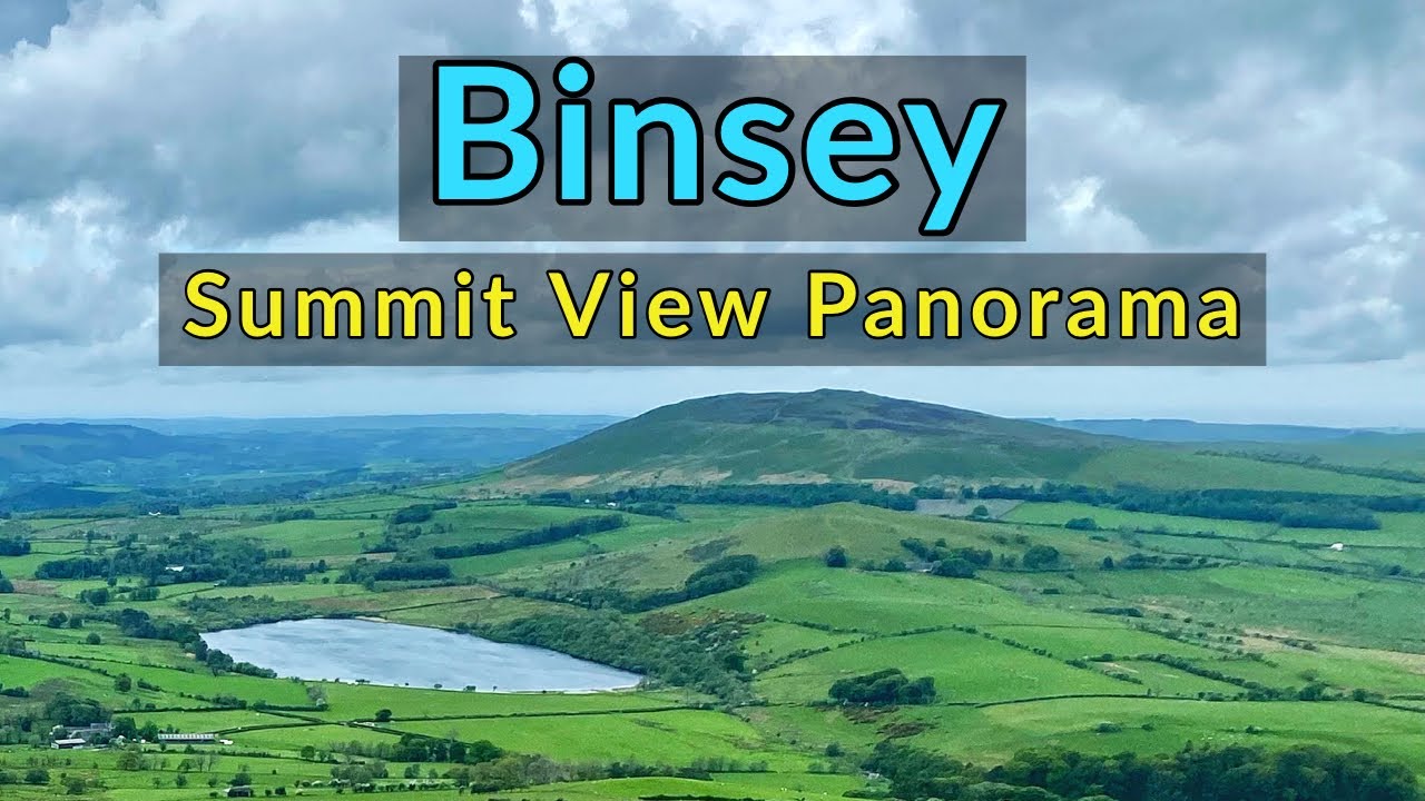 Binsey : Fully Labelled Summit View Panorama - Lake District Northern ...
