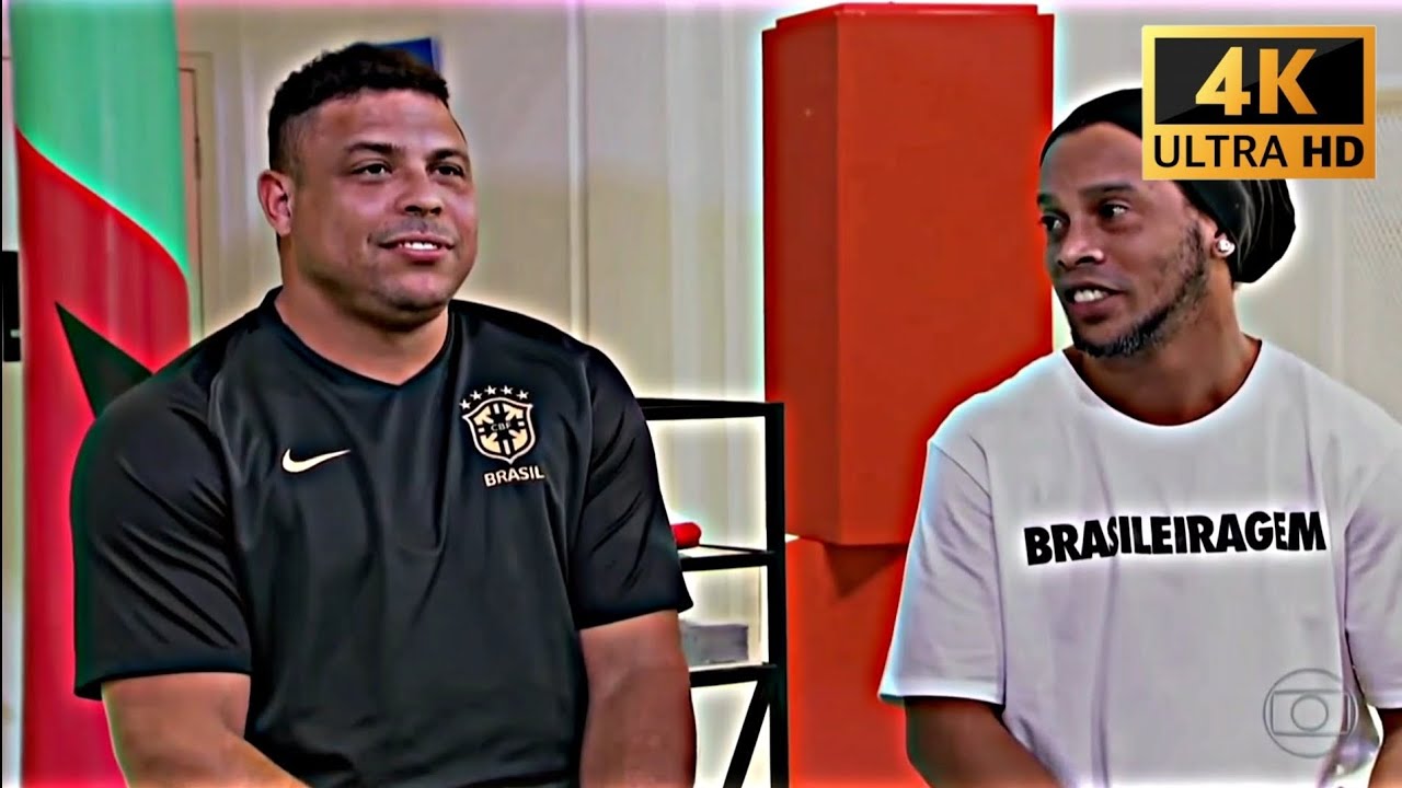 R9 & RONALDINHO INTERVIEW 4K CLIP | WITHOUT WATERMARK | FREE FOR EDIT ...