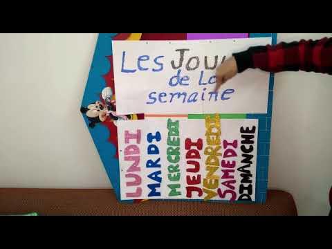 Days of the week in French/les jours de la semaine - YouTube