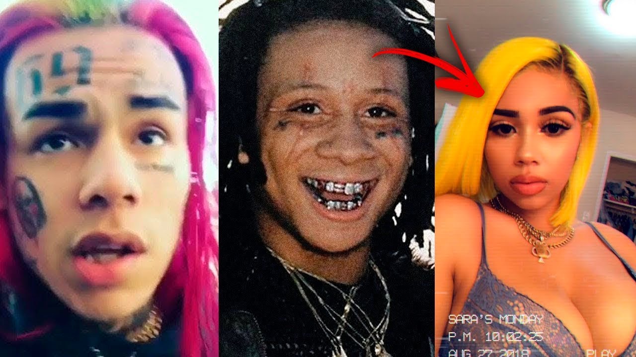 TRIPPIE REDD DEU ENCIMA da MULHER do 6IX9INE - VAI PEGAR? 😂 6IX9INE VS ...
