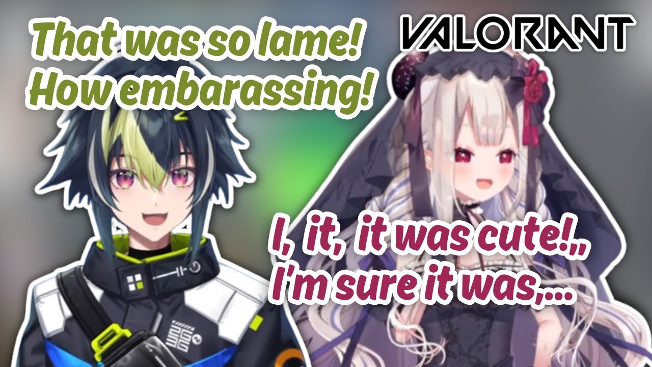 [eng sub] inami rai cute/fumbling moments during valo custom - YouTube