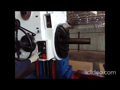 Horizontal boring machine TOS W100 - YouTube