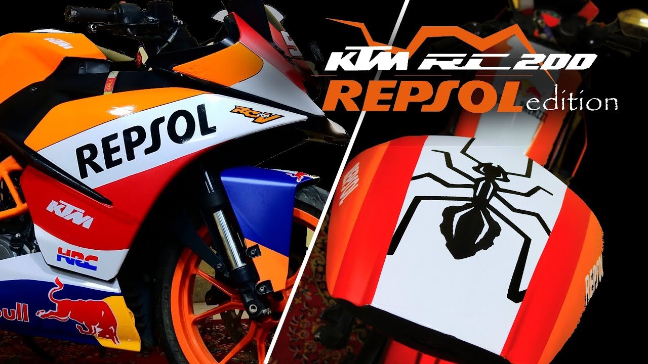 KTM RC 200 Repsol - YouTube