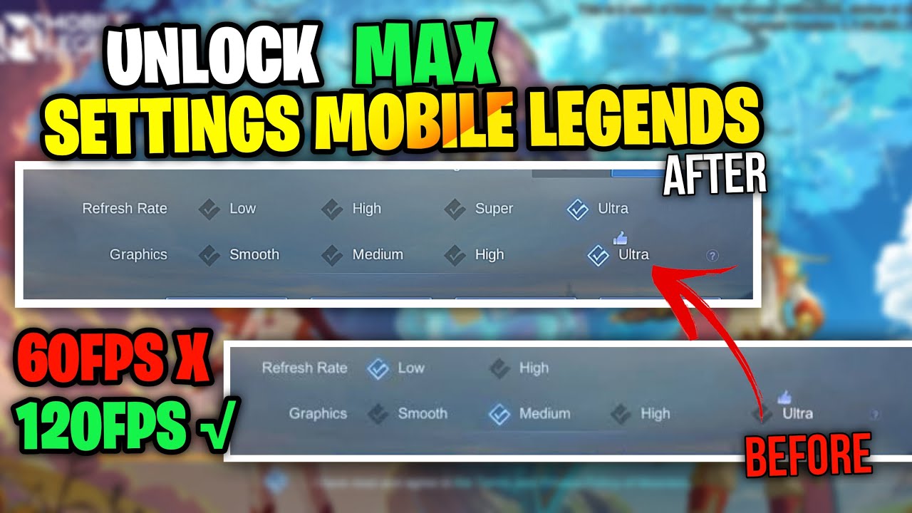 TUTORIAL: How To Enable Ultra Graphics And Ultra Refresh Rate On Mobile ...