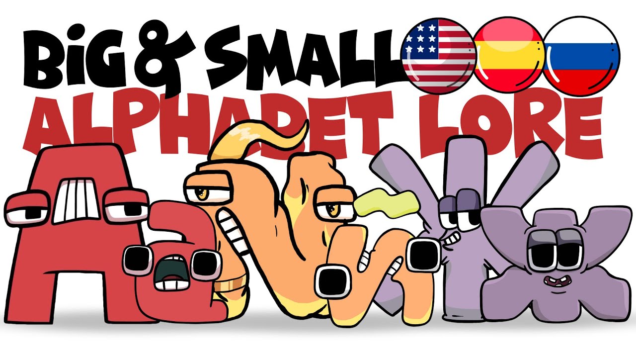Master Big & Small Alphabet Lore Aa-Zz Multi-Language Collection [ENG I ...
