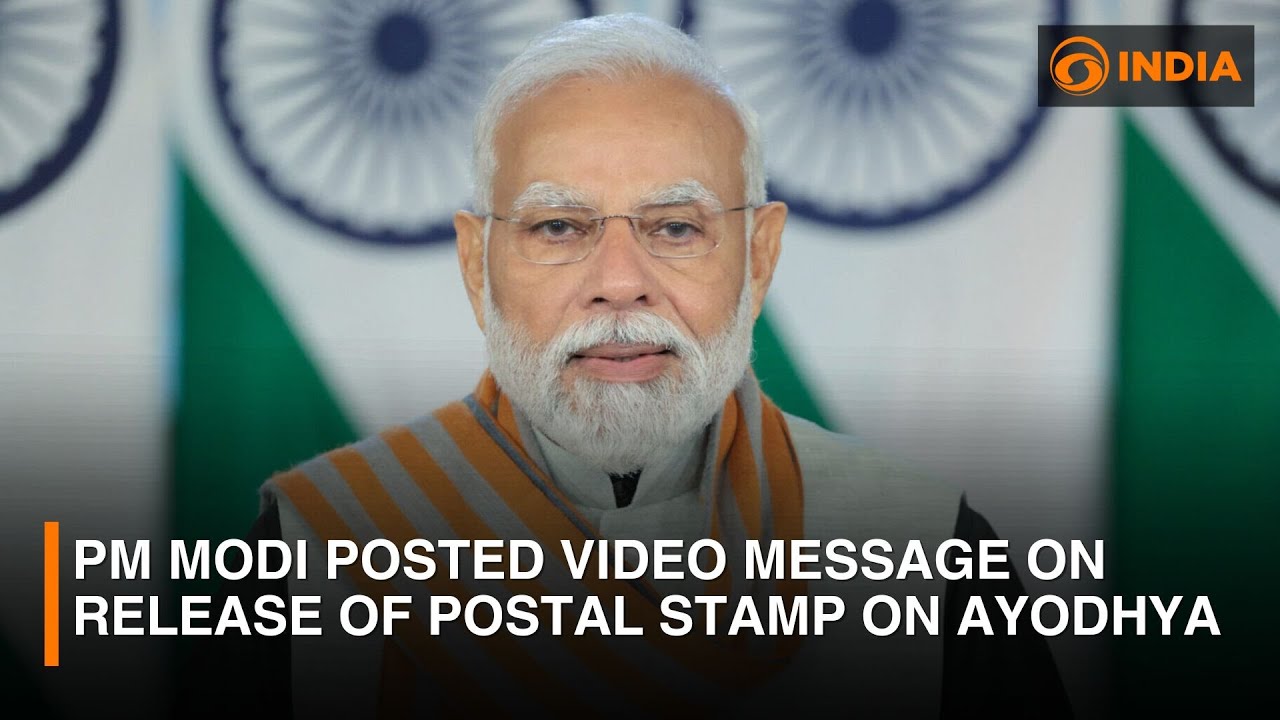 PM Narendra Modi posted video message on release of postal stamp on ...