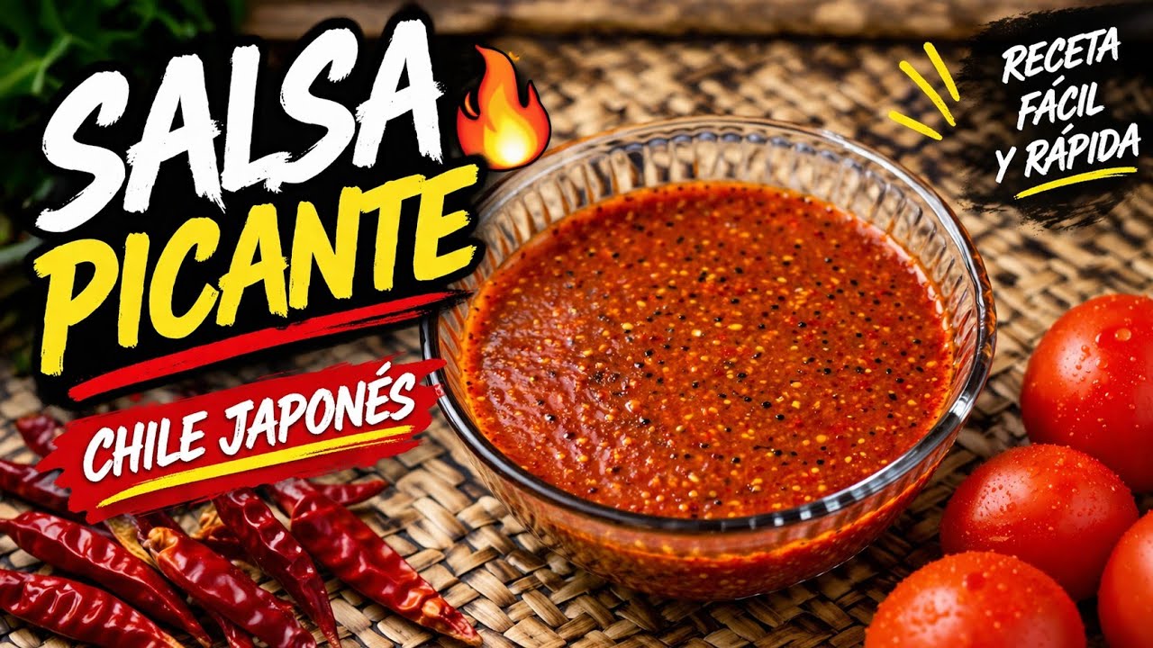 Como hacer Salsa roja Tostada Mexicana Picante - YouTube