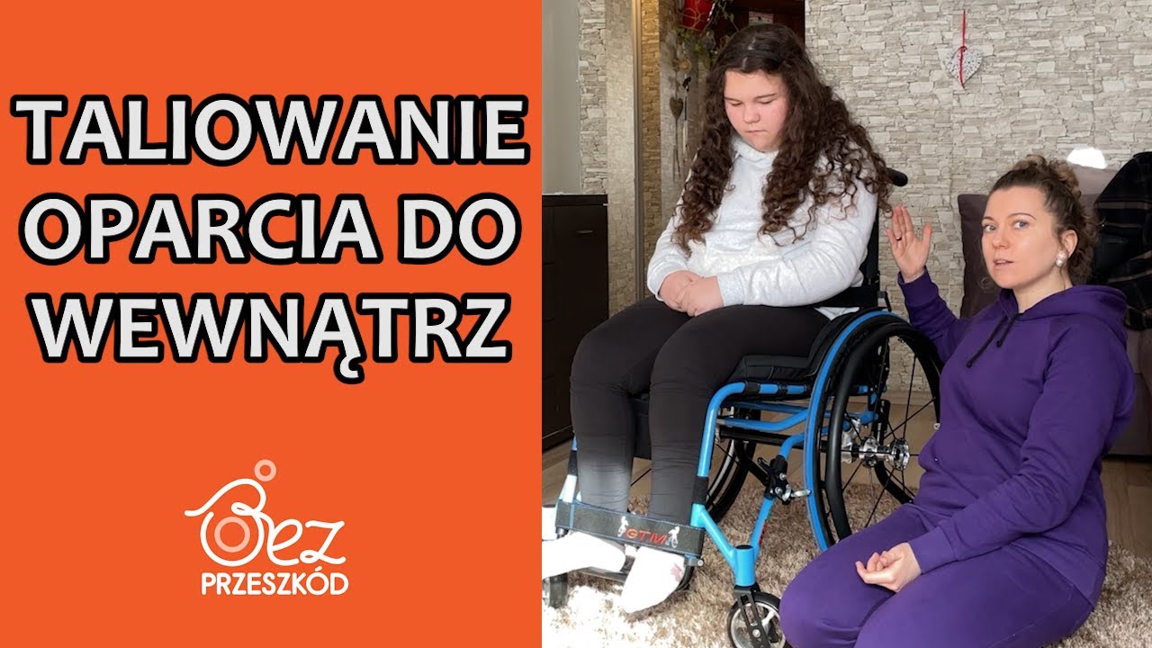 Taliowanie oparcia do wewnątrz w wózku inwalidzkim. - YouTube