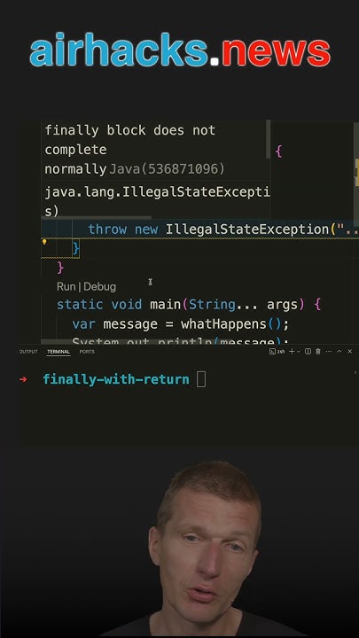 Return Or Finally Java Shorts Coding Airhacks Youtube