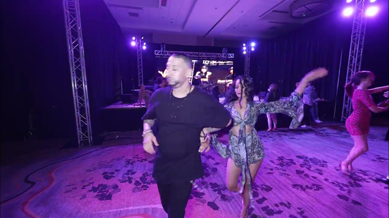 Jewel Pearl Hughes and Lawrence Garcia | Social Dancing at Denver Salsa Bachata Congress 2022 ...