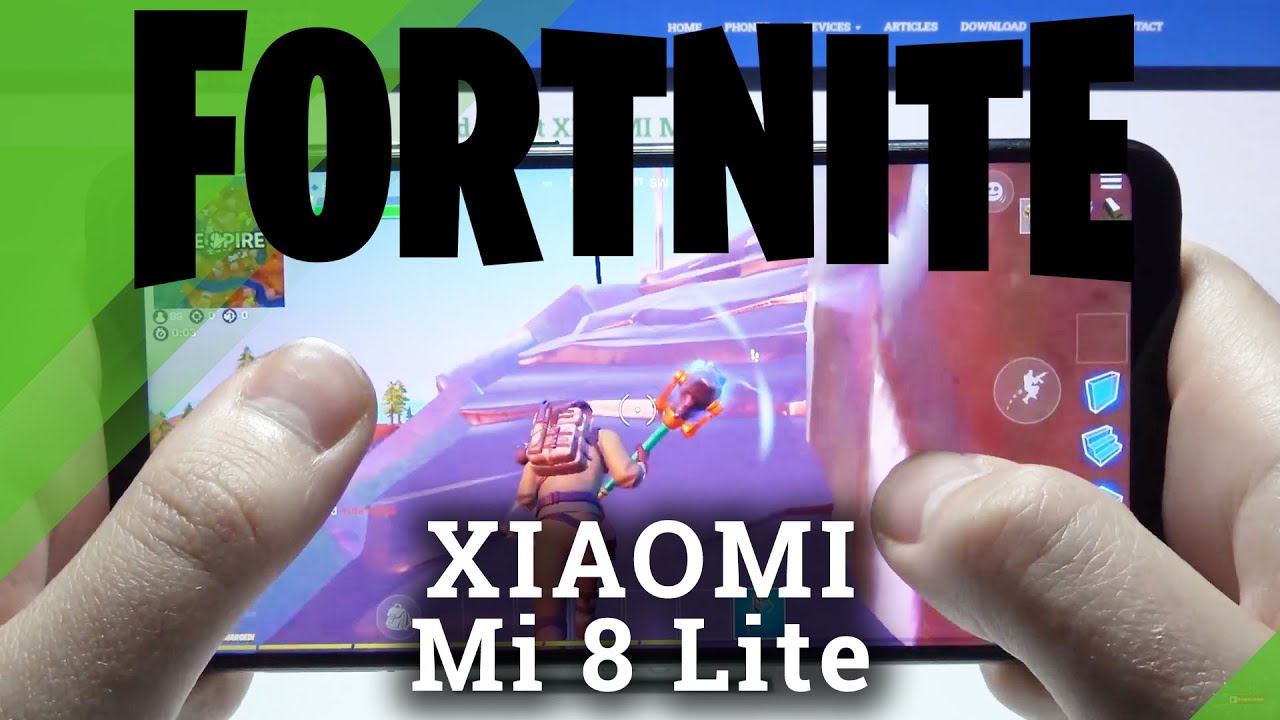 Xiaomi MI 8 Lite - Fortnite Gameplay & Settings Checkup - YouTube