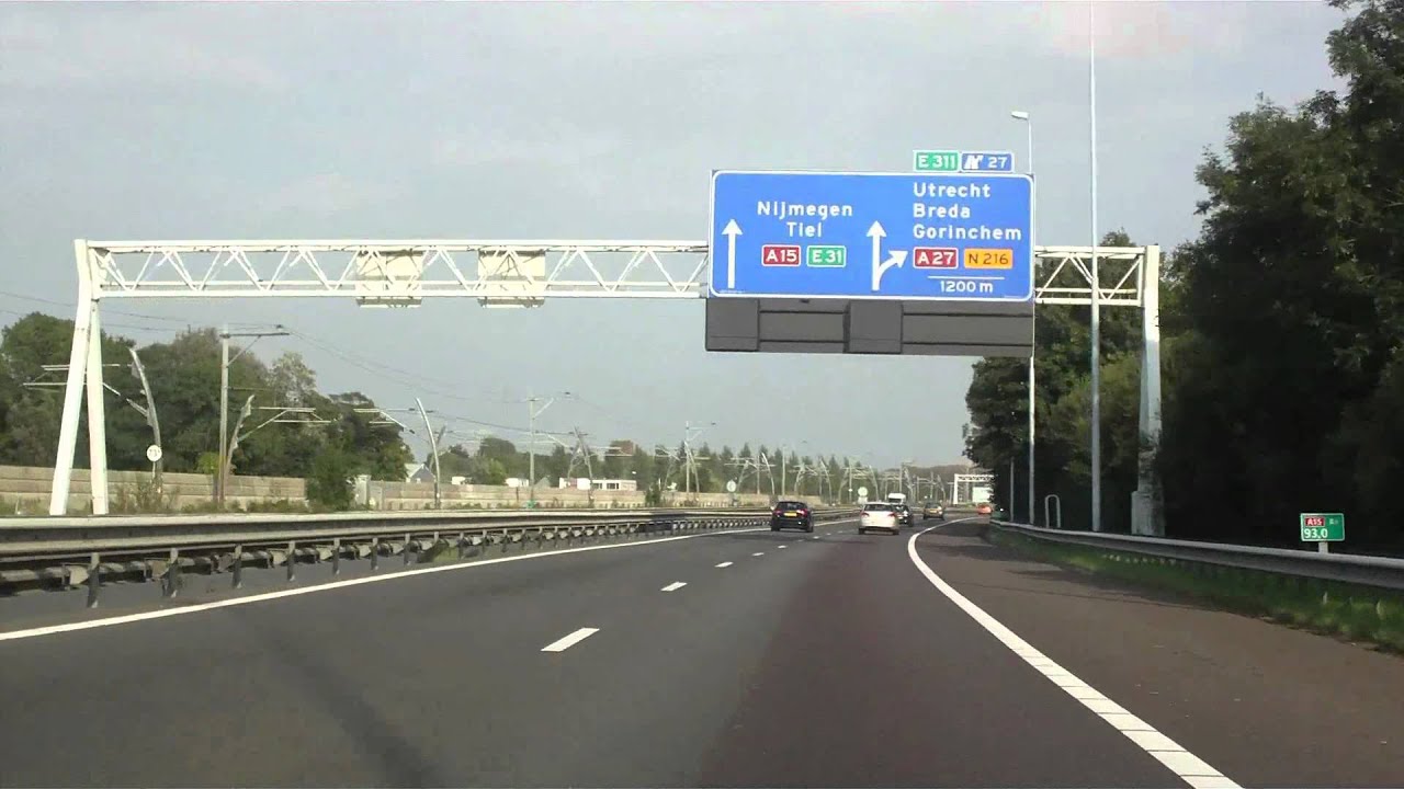 A15 Rotterdam - Deil, NL - YouTube