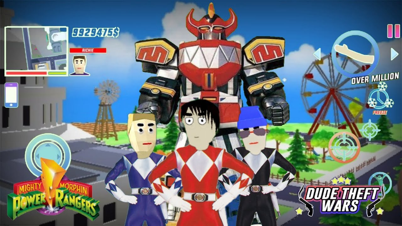 POWER RANGER DUDE | FULL EPISODE | Dude Theft Wars The Movie | Edited ...