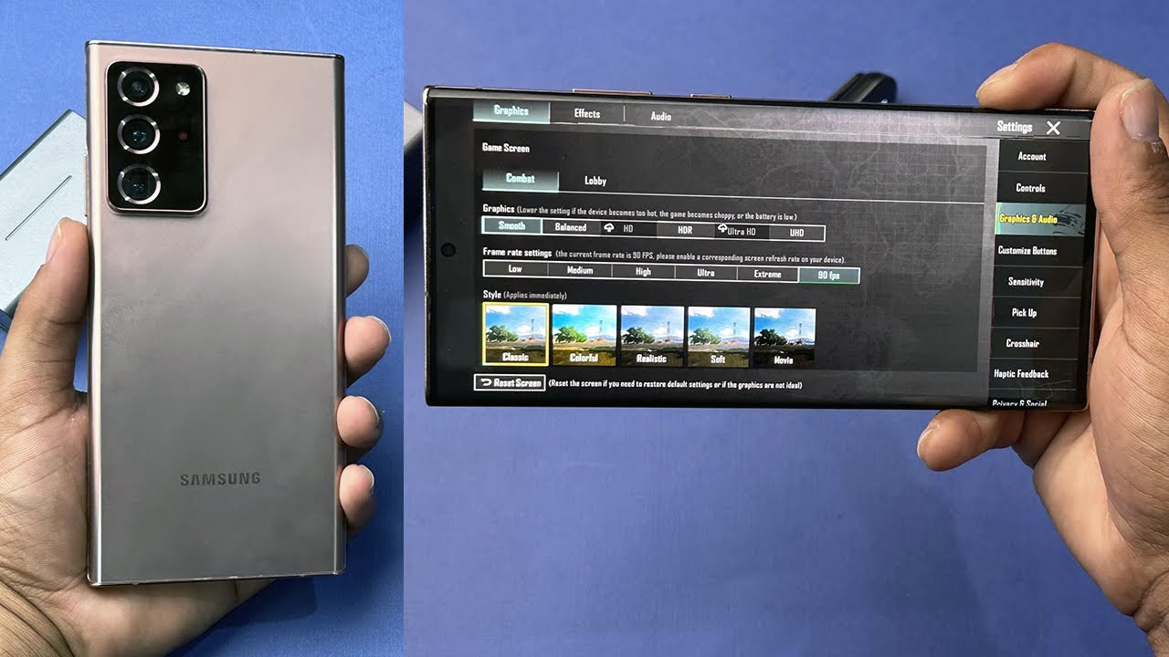 Samsung Galaxy Note 20 Ultra 5G Pubg Test 2023 & Gaming Review - YouTube