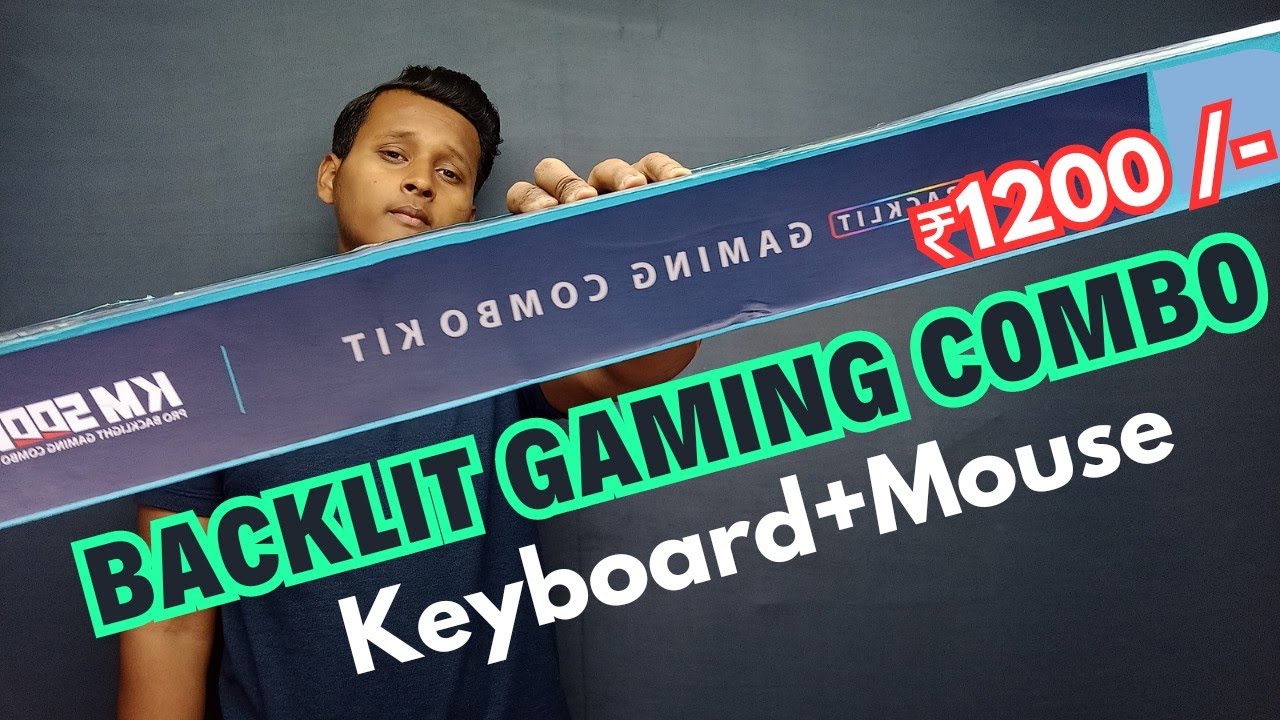 Gaming Keyboard Combo | RGB keyboard | Unboxing ANT eSports Gaming ...
