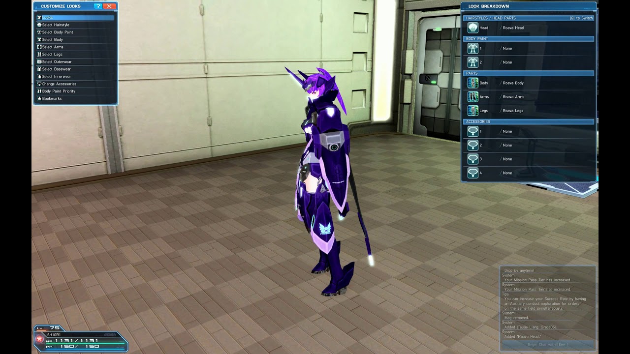 PSO2 (NA) - Female CAST - Roava - YouTube