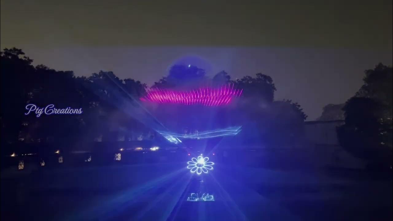 Laser Show at Lumbini Park - Part 2 - Telangana ll Places to visit in Hyderabad ll Ptg Creations ...