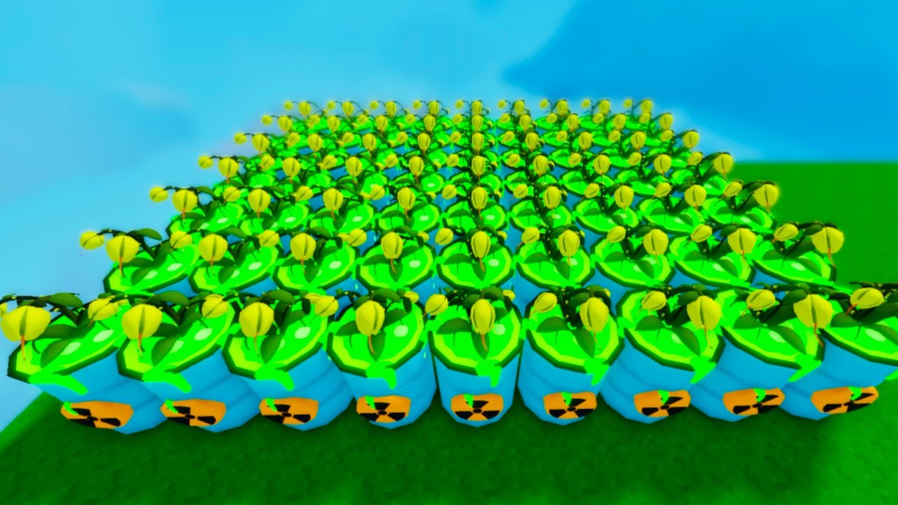 How to place INFINITE RADIOACTIVE PLANTS! Roblox Bedwars - YouTube