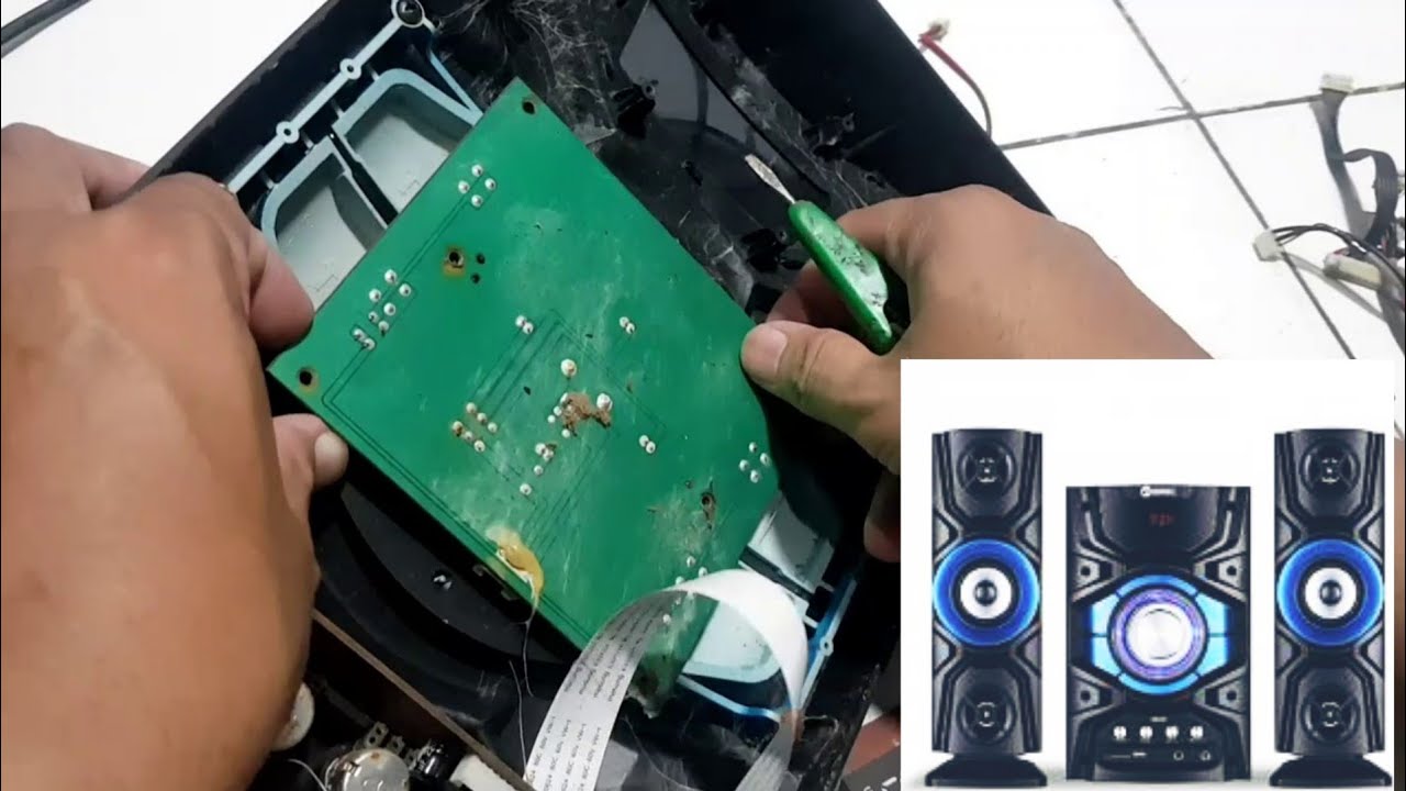 BONGKAR ISI SPEAKER LOKAL GMC 889D - YouTube