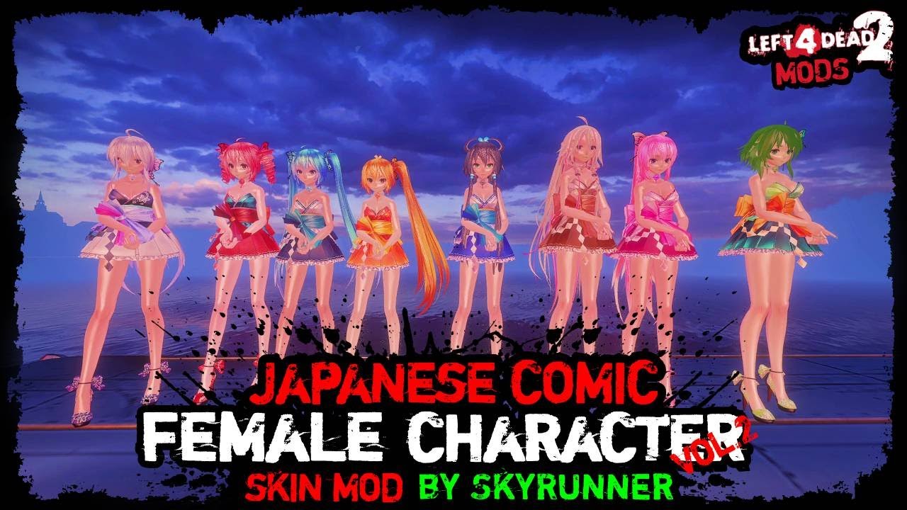Japanese comic character skin mod vol2. by Skyrunner - Left 4 Dead 2 # ...