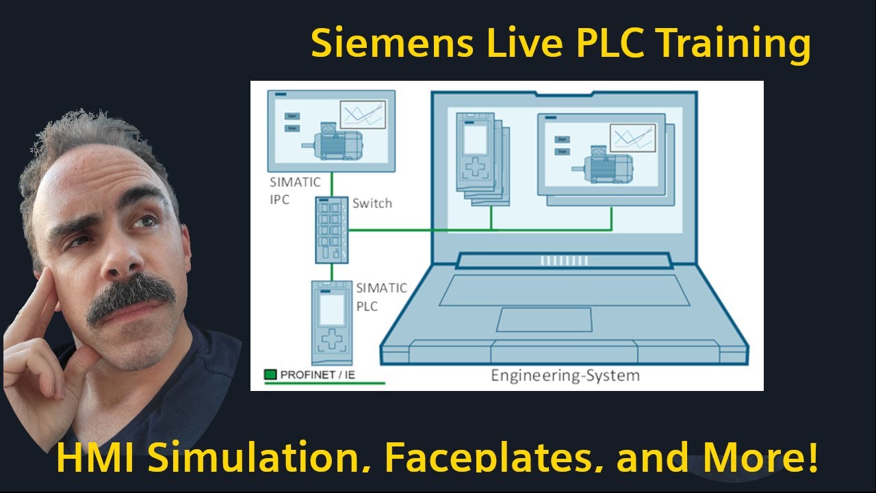 Live Siemens TIA Portal Training: HMI Simulation, Faceplates, and MORE ...