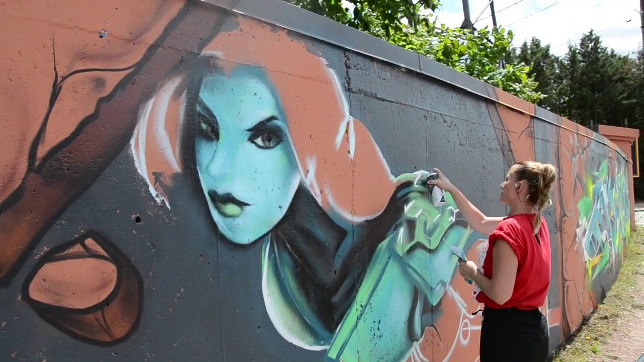 Graffiti on the Wall - Trust graffiti Jam - YouTube