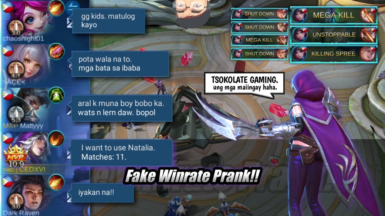 NATALIA FAKE WINRATE PRANK - YouTube