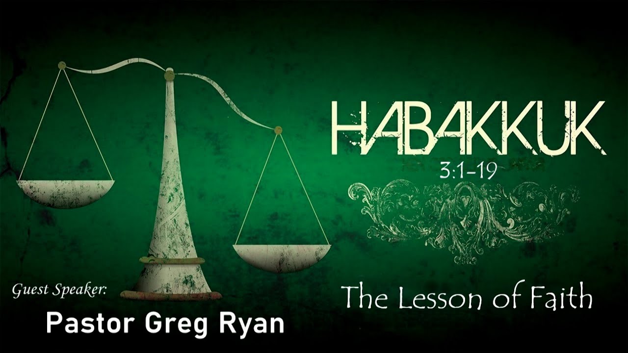 2023-10-22 The Lesson of Faith (Pastor Greg Ryan) - YouTube