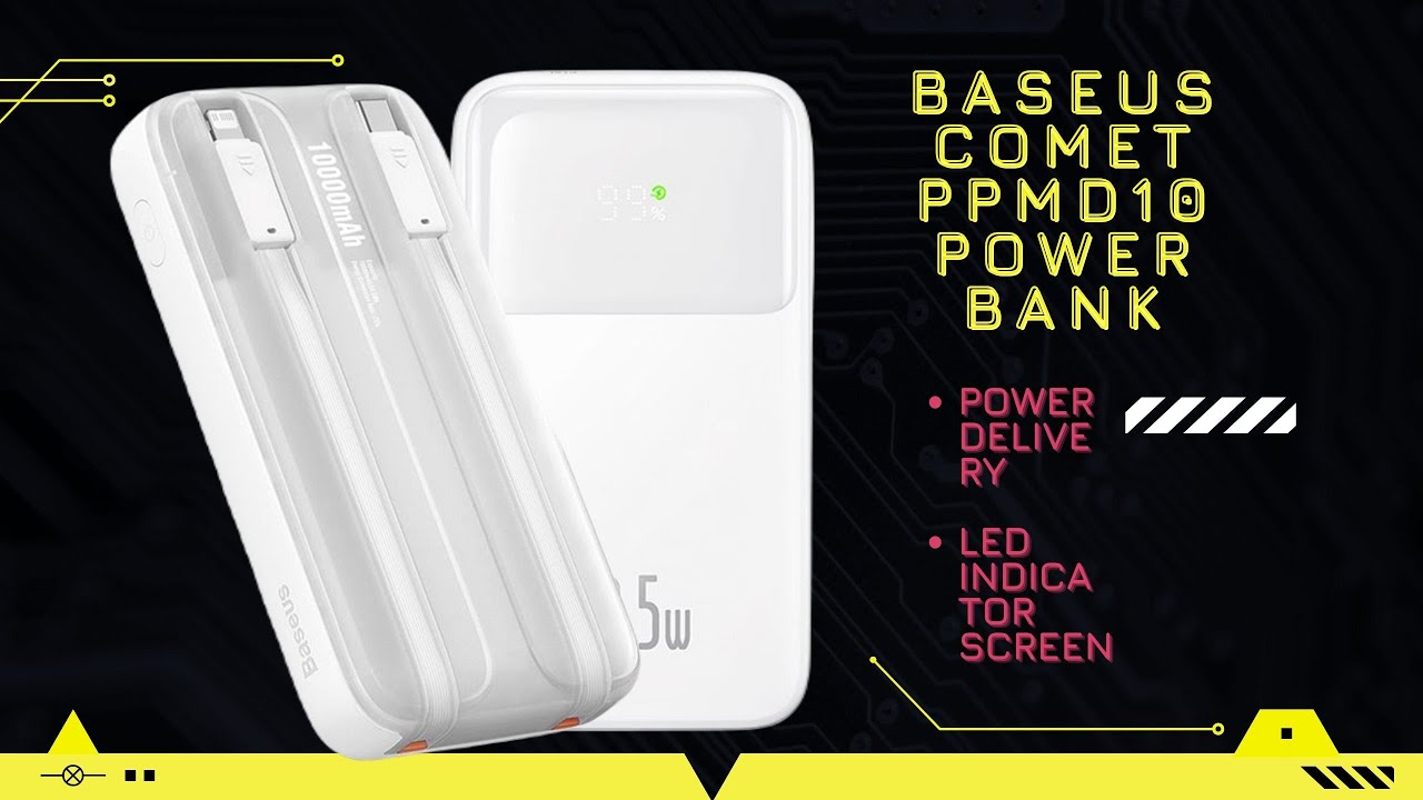Baseus Comet PPMD10 Power Bank - A versatile power bank model. - YouTube