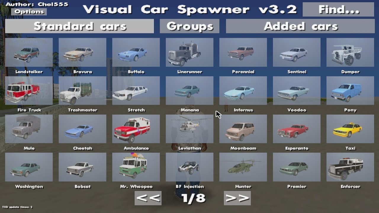 Visual Car Spawner GTA San Andreas Mods YouTube visual-car-spawner-gta-san-andreas-mods-youtube