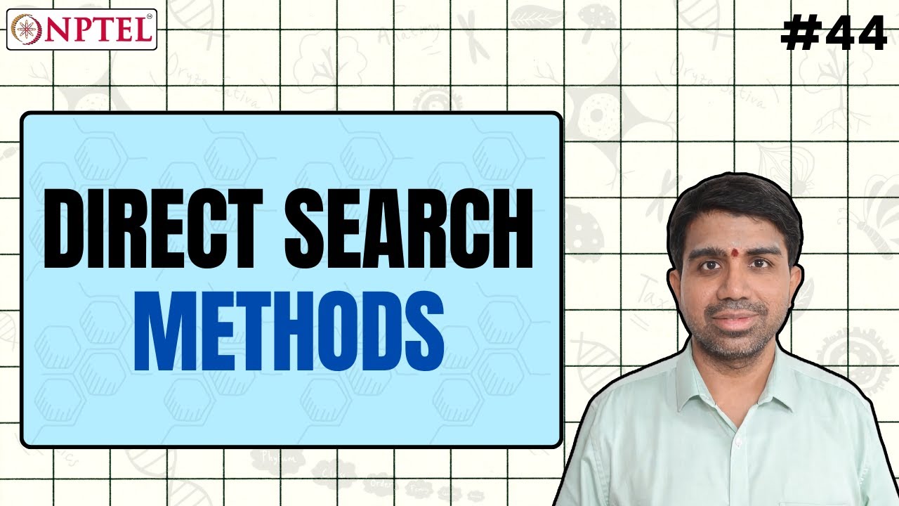 #44 Direct Search Methods | Computational Systems Biology - YouTube