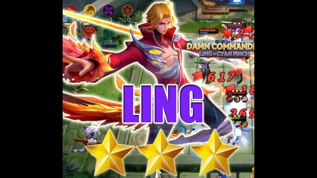 MAGIC CHESS FIGHTER LING IS REAL | 1st DAWN COMMANDER LING SKILL 3 ...